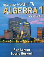 IXL skill plan | Algebra 1 plan for Big Ideas Math Florida