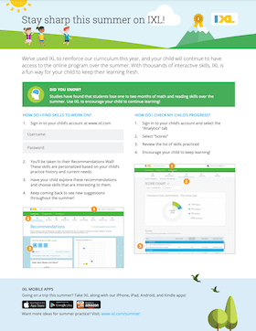 IXL - Summer resources
