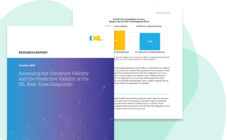 IXL's Real-Time Diagnostic | Get insights in 45 minutes