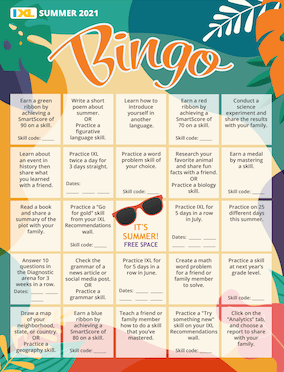 IXL - Summer resources