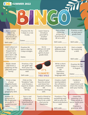 IXL - Summer resources