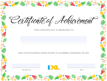 IXL - Summer resources