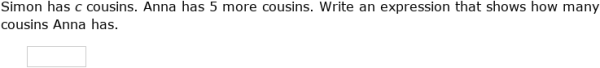 IXL | Write variable expressions: word problems | 6th grade math