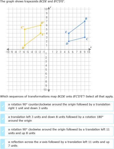 IXL | Sequences of congruence transformations: choose the sequence ...