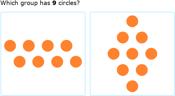 IXL | Represent numbers - up to 9 | Pre-K math