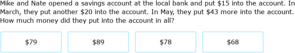 IXL | Add three two-digit numbers: word problems | 2nd grade math