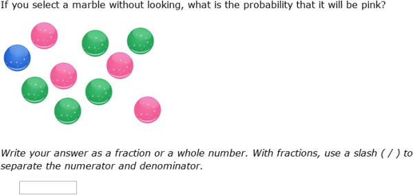 IXL - Find the probability (Algebra 1 practice)