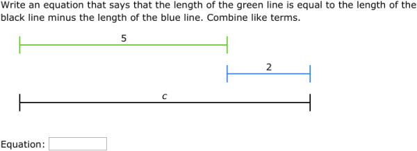 IXL | Write and solve equations that represent diagrams | 6th grade math