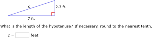 IXL - Pythagorean theorem (Algebra 1 practice)