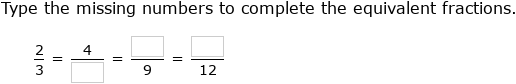 IXL | Patterns of equivalent fractions | 3rd grade math