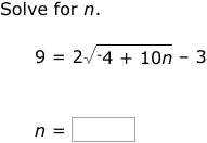 IXL - Solve radical equations (Algebra 2 practice)