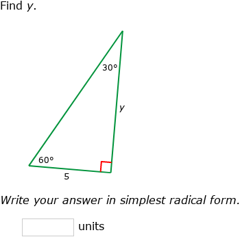 IXL | Special right triangles | 8th grade math