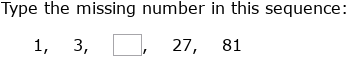 IXL | Find a rule to complete a number sequence | 5th grade math