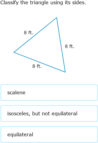 IXL | Classify triangles | 7th grade math