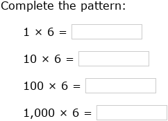 IXL | Multiplication patterns over increasing place values: up to ...
