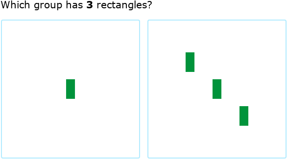 IXL | Represent numbers with shapes - up to 5 | Pre-K math
