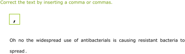 IXL | Commas with direct addresses, introductory words, interjections ...