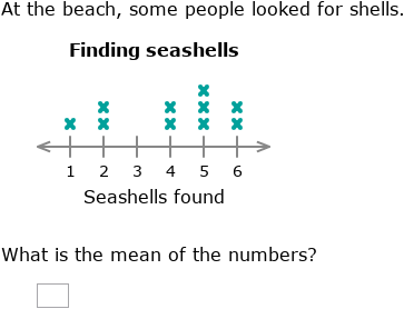 IXL | Calculate mean for data sets and line plots | 7th grade math