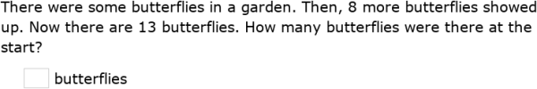 IXL | "Add to" word problems with start unknown - up to 20 | 1st grade math