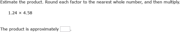 IXL | Estimate products of decimals | 5th grade math