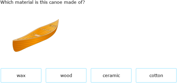 IXL | Identify materials in objects | 2nd grade science