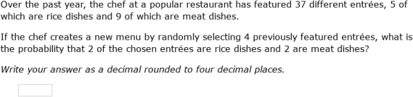 IXL - Find probabilities using combinations (Geometry practice)