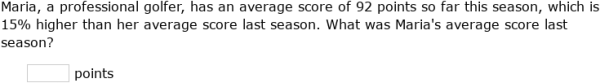 IXL | Percent of change: find the original amount word problems | 7th ...