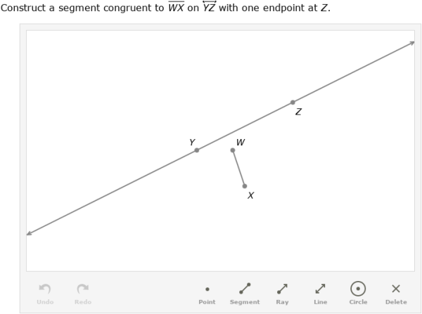 IXL | Construct a congruent segment | 6th grade math
