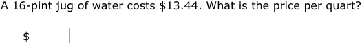 IXL - Unit prices with unit conversions (Algebra 1 practice)