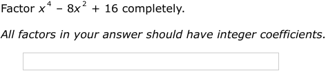 IXL - Factor using a quadratic pattern (Algebra 2 practice)