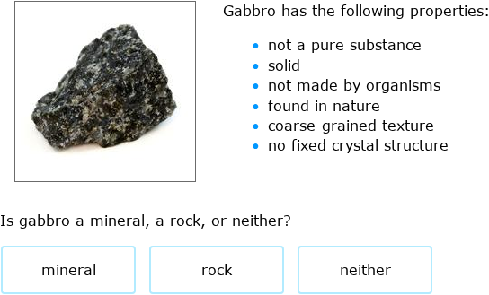 IXL | Identify rocks and minerals | 5th grade science
