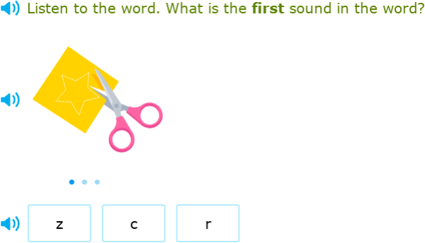 IXL | Identify the first, second, and last sound in a word ...