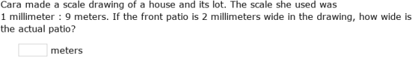 IXL - Scale drawings: word problems (Geometry practice)
