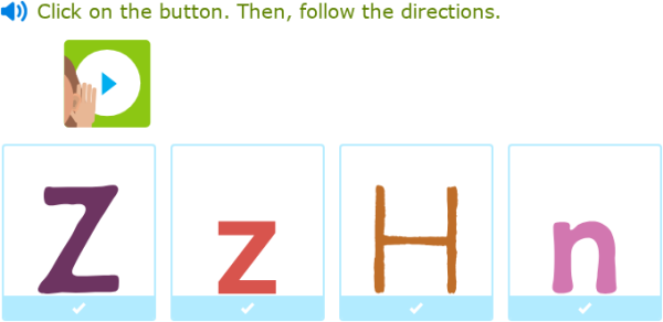 IXL | Review the letters A–Z | Kindergarten language arts