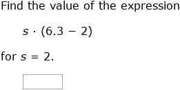 IXL | Evaluate variable expressions | 6th grade math