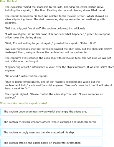 IXL | Draw inferences from literary texts | 6th grade language arts