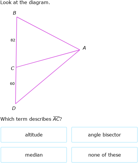 Altitude And Median Of A Triangle