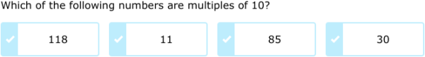 IXL | Choose the multiples of a given number up to 12 | 4th grade math