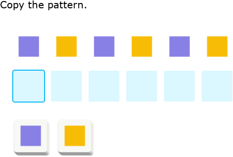 IXL | Color patterns | Pre-K math