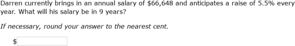 IXL - Exponential growth: word problems (Algebra 1 practice)