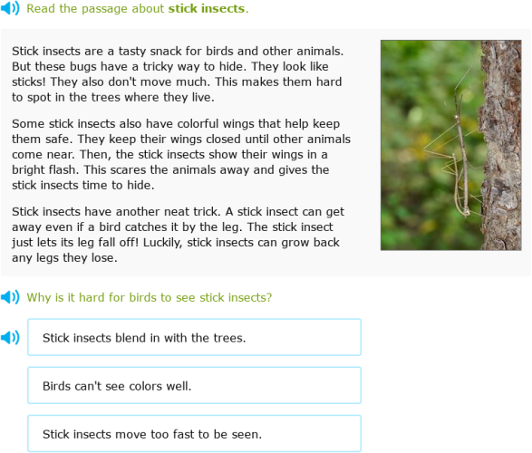 IXL | Read about animals | 2nd grade language arts