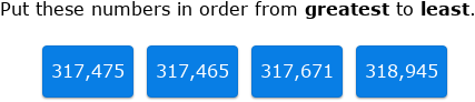 IXL | Order numbers up to one million | 4th grade math