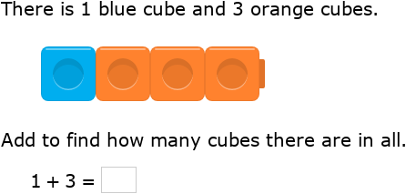 IXL | Add with cubes - sums up to 5 | Kindergarten math