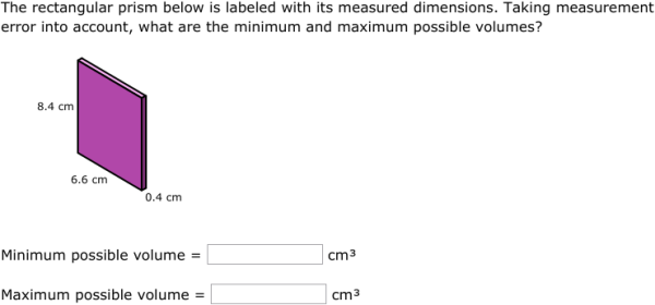 IXL - Minimum and maximum area and volume (Geometry practice)
