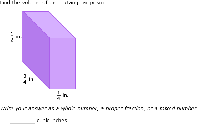 Rectangular Prism Volume Decimals