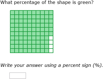 IXL | Understand percents | 6th grade math