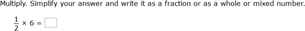 IXL | Add, subtract, multiply, or divide two fractions | 6th grade math