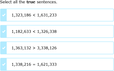 IXL | Compare numbers up to millions | 4th grade math