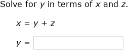 IXL | Rearrange multi-variable equations | 8th grade math