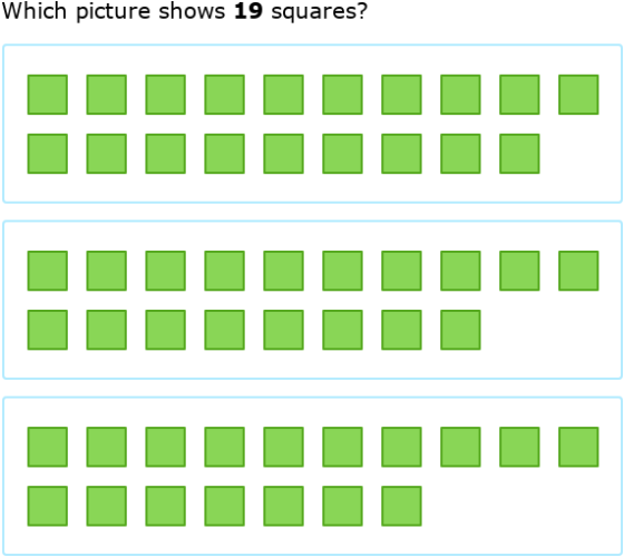 IXL | Represent numbers - 16 to 19 | Kindergarten math